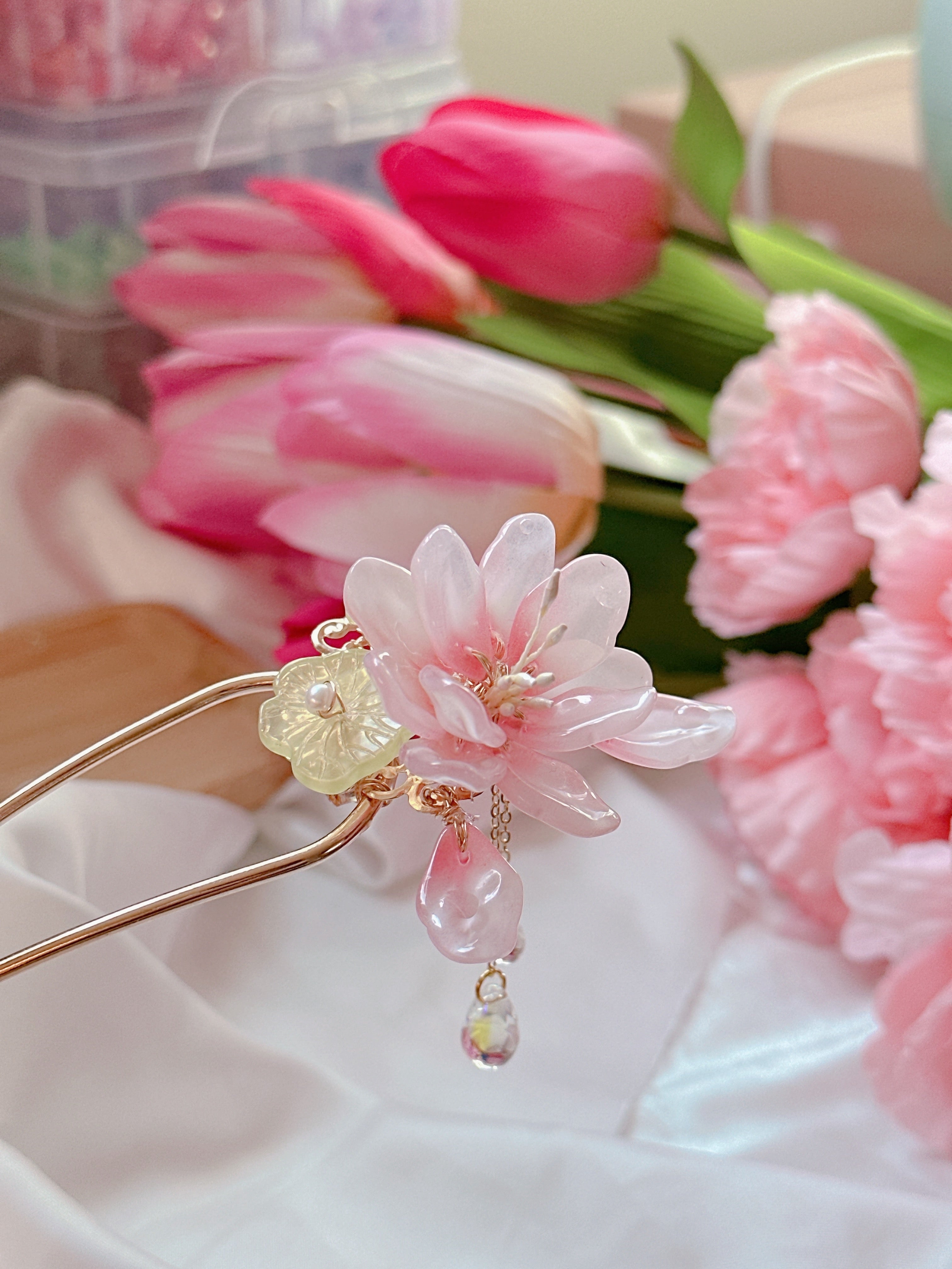 Lotus Flower Hair Stick – gemsbysidney